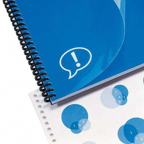 GBC 4mil 8.5"x11" Velobind Punched Clear View Covers (100pk) – Paper ...